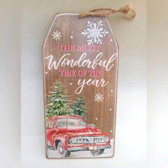 Accents | Buy Now Christmas Wooden Decor | Poshmark